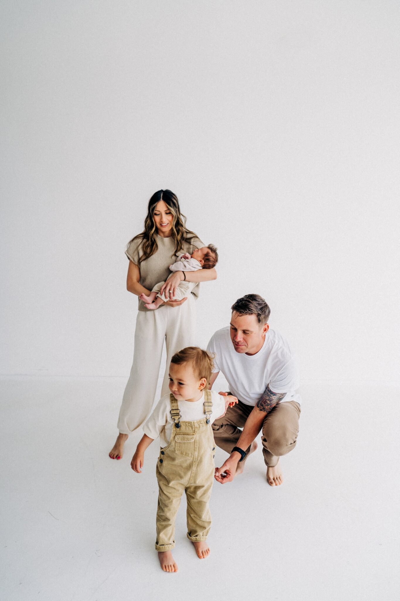Minimal Family Session in the Studio | Dallas Family Photographer