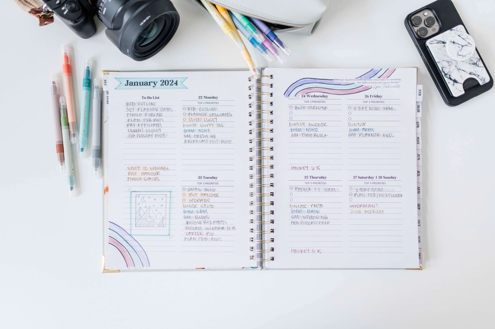 How to Use a Planner With ADHD - brittnierenee.com